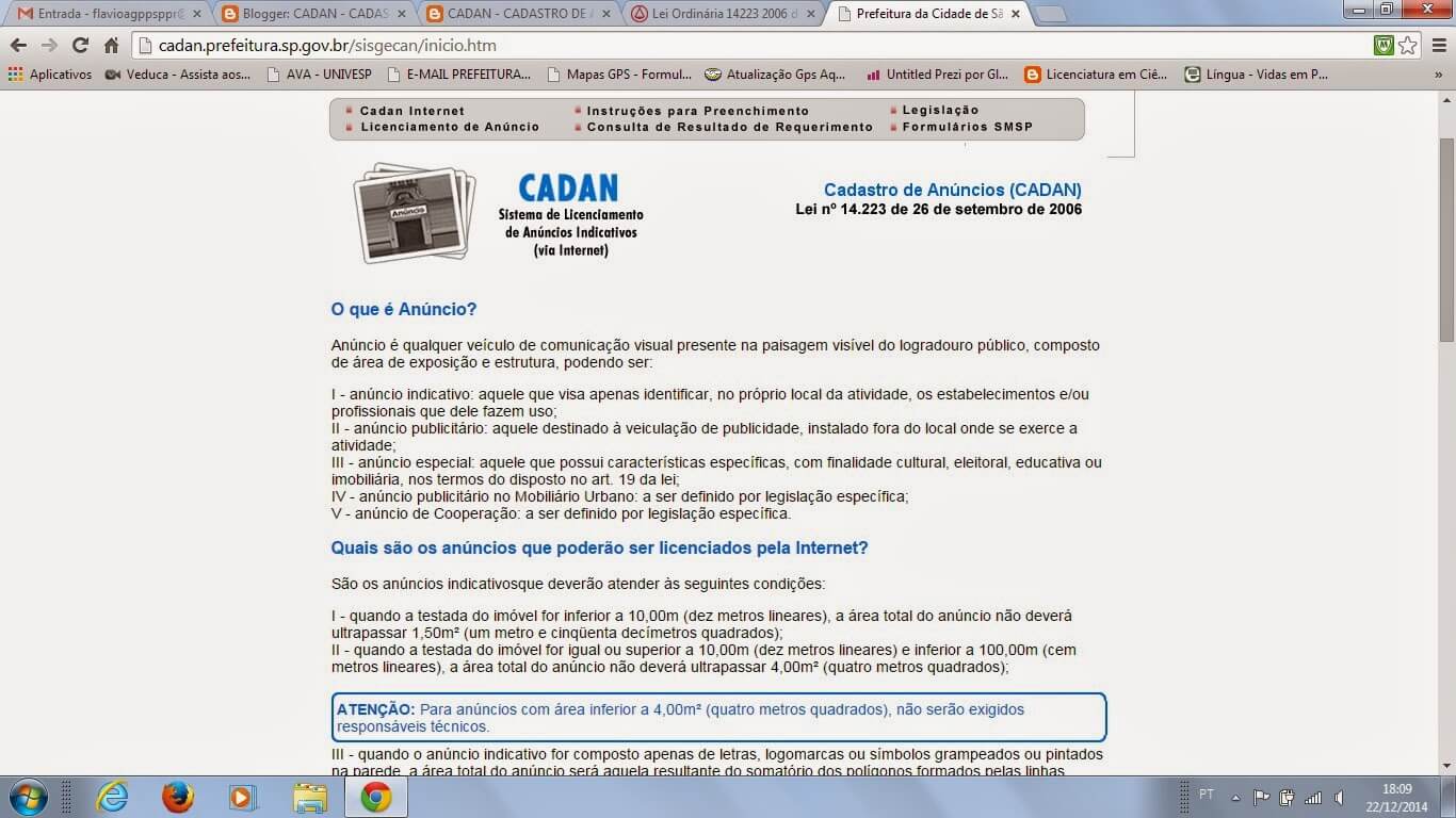 Como cadastrar no Cadan via internet